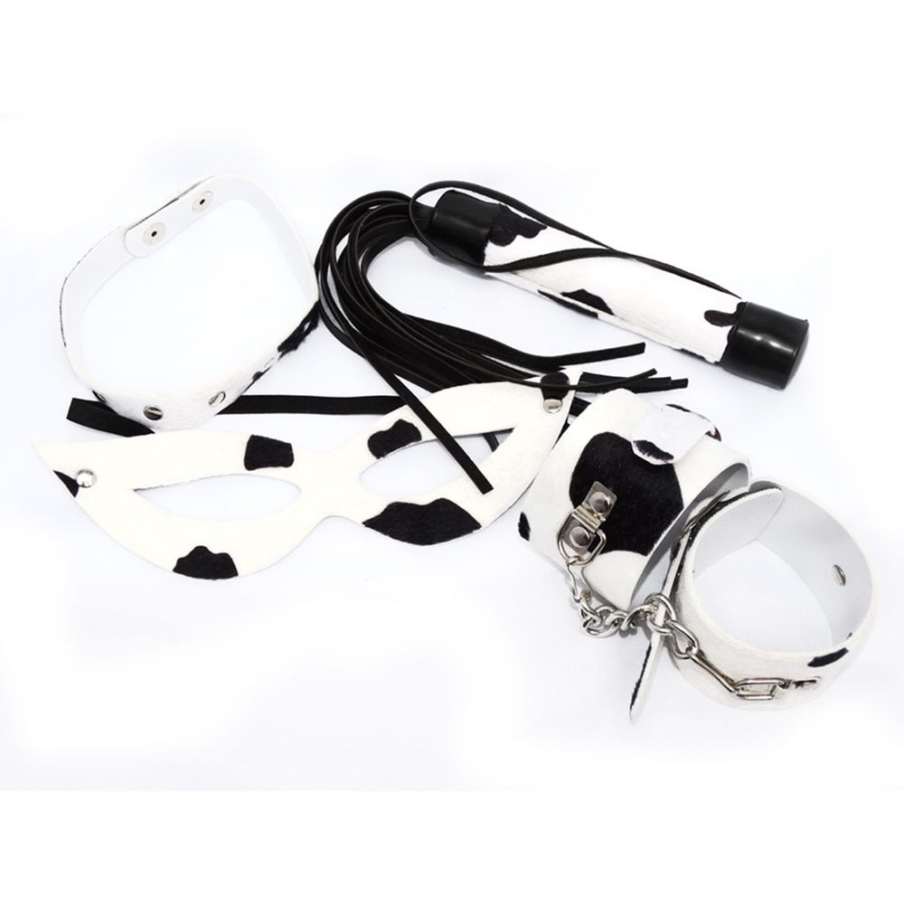 Kit Bracelete, Máscara Tiazinha, Chicote e Gargantilha Estampados em ...