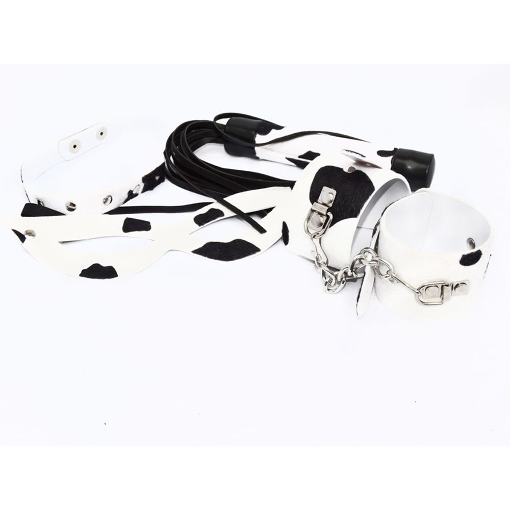 Kit Bracelete, Máscara Tiazinha, Chicote e Gargantilha Estampados em ...