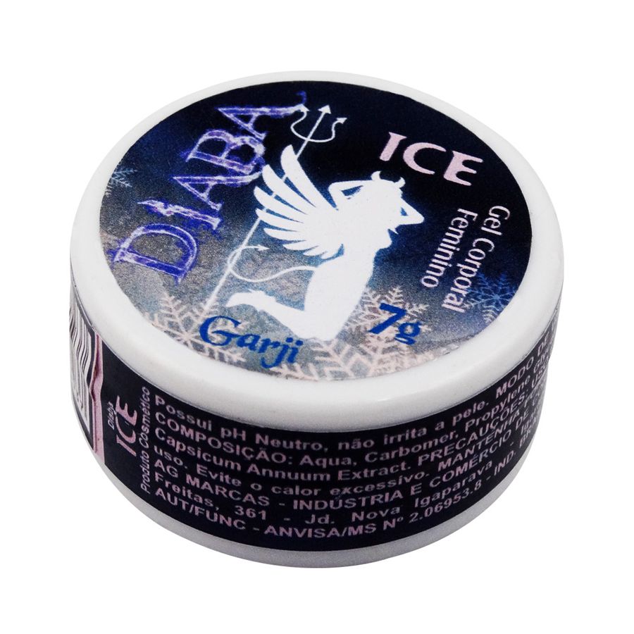Diaba Ice Pomada Excitante Feminino 7g Garji em 10X Sem Juros
