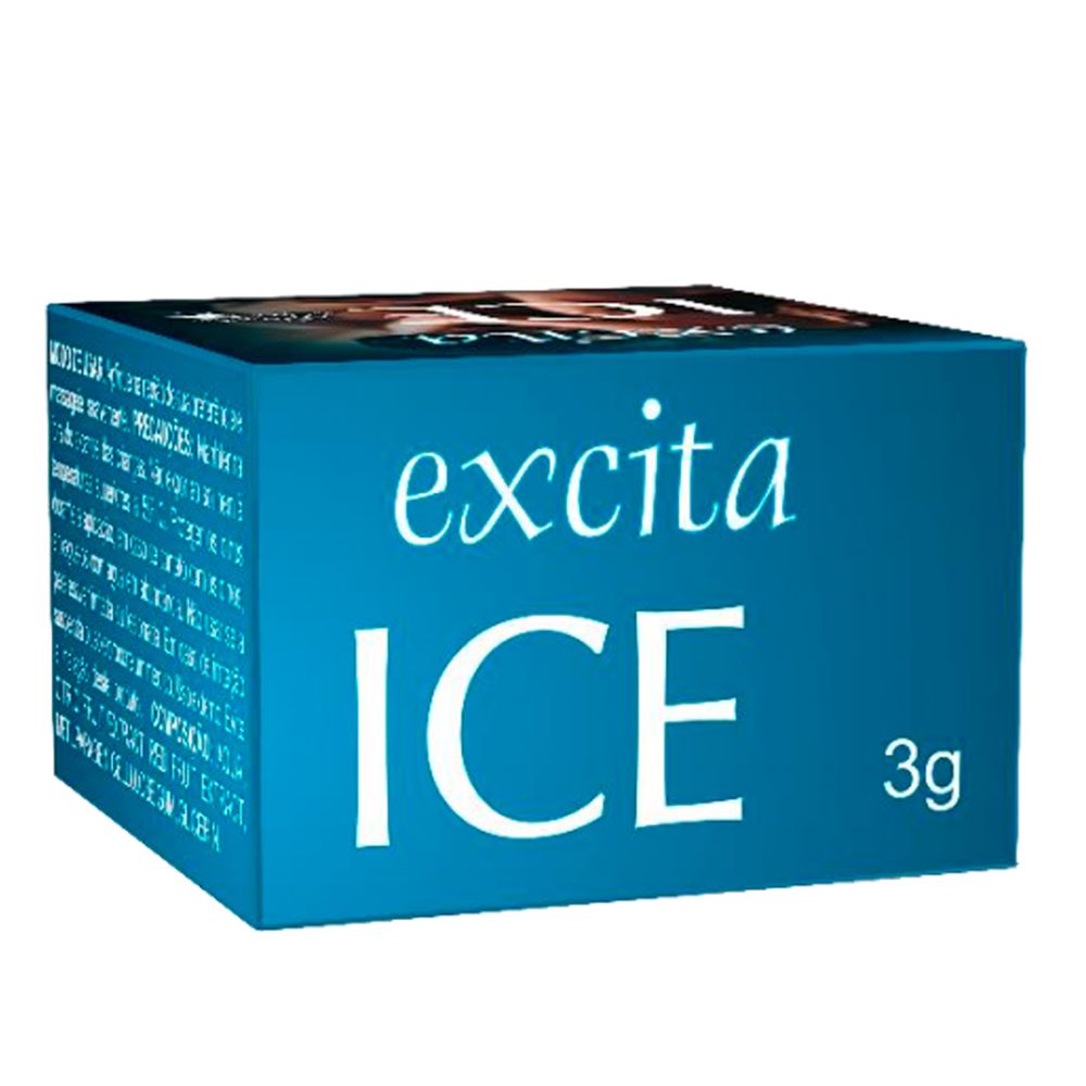 Excita Gel Ice Pomada para Massagem 3g Secret Love em 10X Sem Juros - Miess