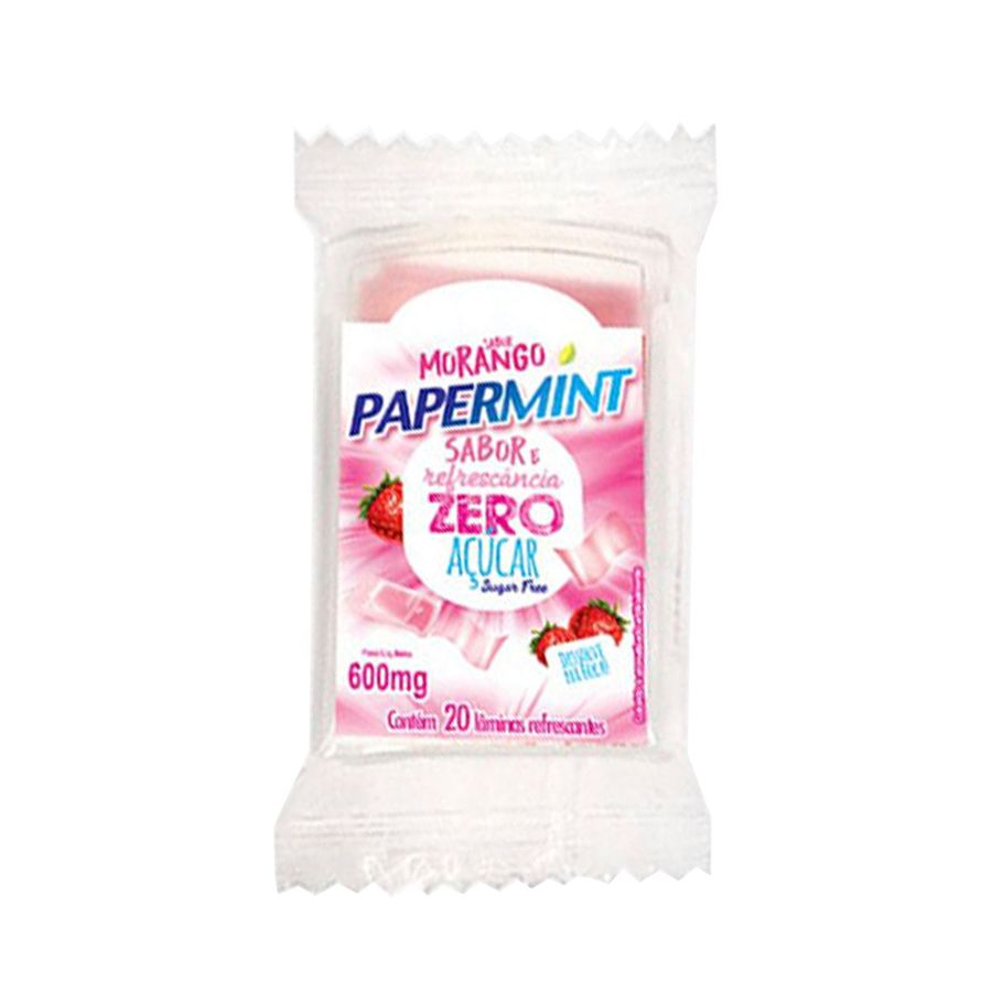 Papermint Lâminas Refrescantes Comestíveis Zero Açucar 600mg Danilla ...