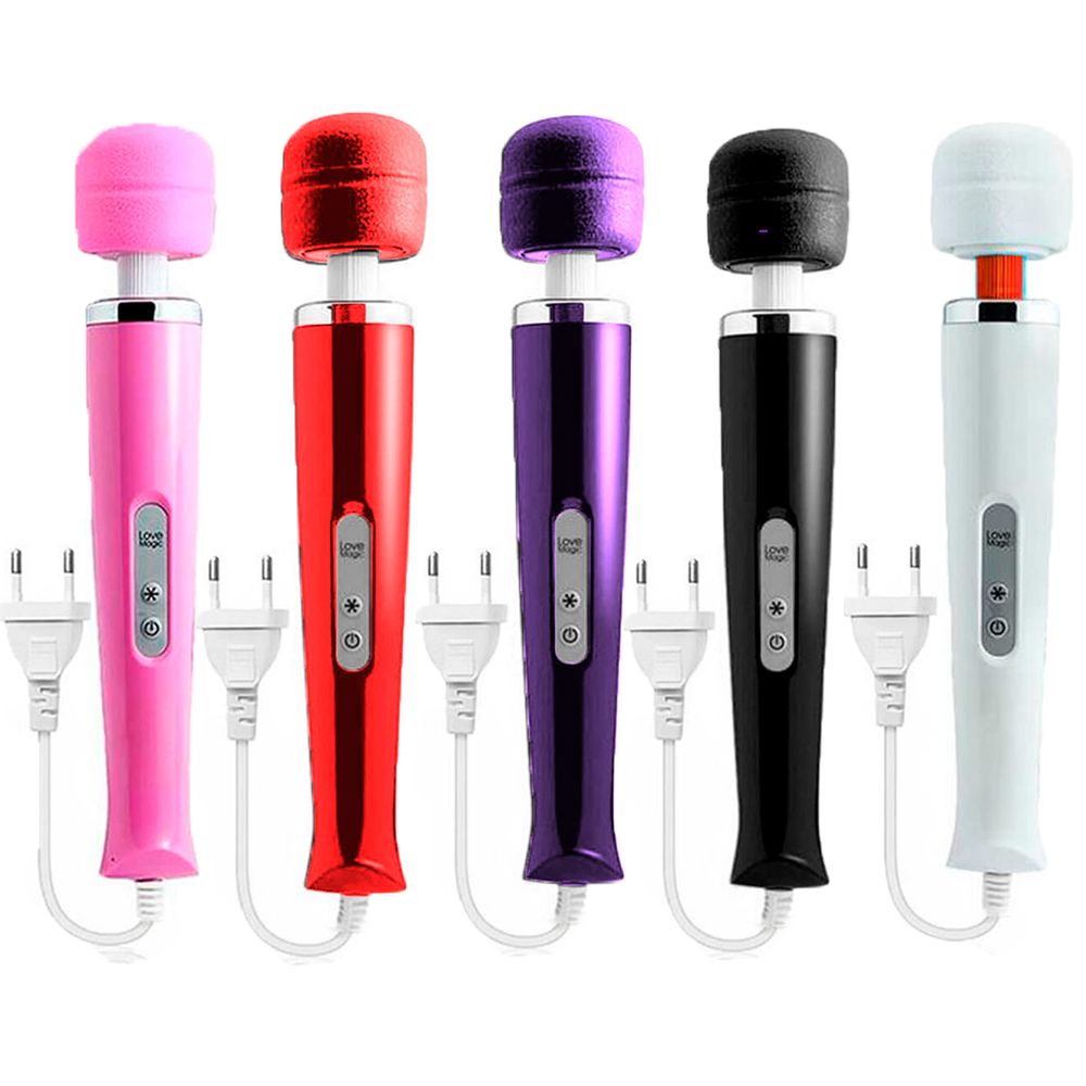 Varinha Mágica Vibrador Elétrico Com 10 Modos De Vibração Sexy Import