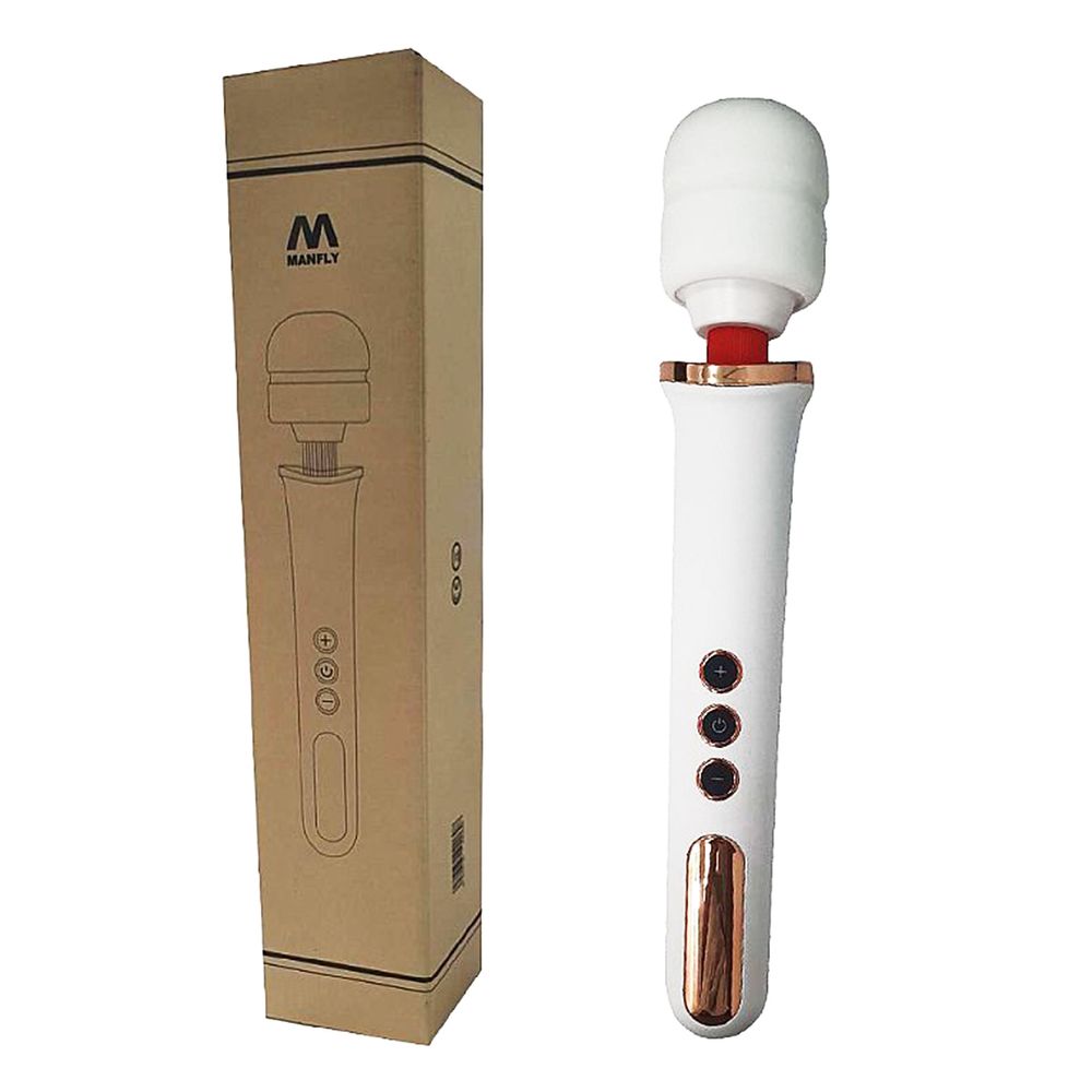 Manfly Massageador Varinha Mágica Com 10 Modos De Vibração Sexy Import