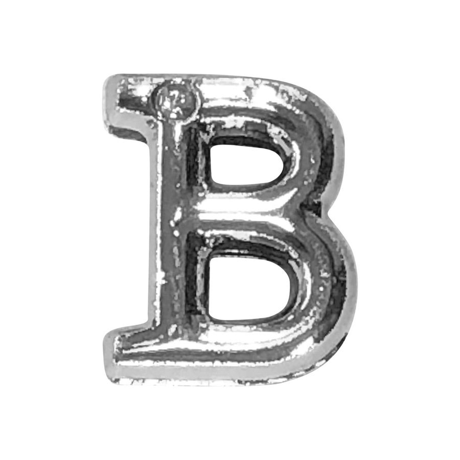 Letras em Metal Cromado com Strass para Personalização do Plug ABC Hard ...