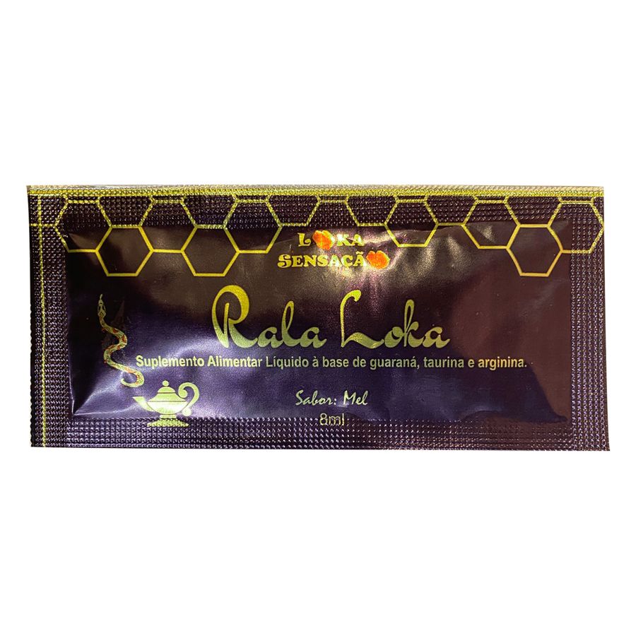 Rala Rala Energy Drink Sachê 5ml Loka Sensação em 10X Sem Juros