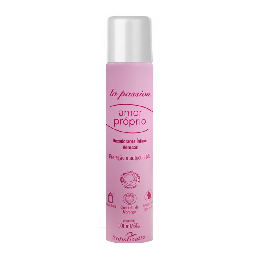 Amor Próprio Desodorante Intimo Aerossol Jato Seco Linha La Passion 100ml Sofisticatto | Miess