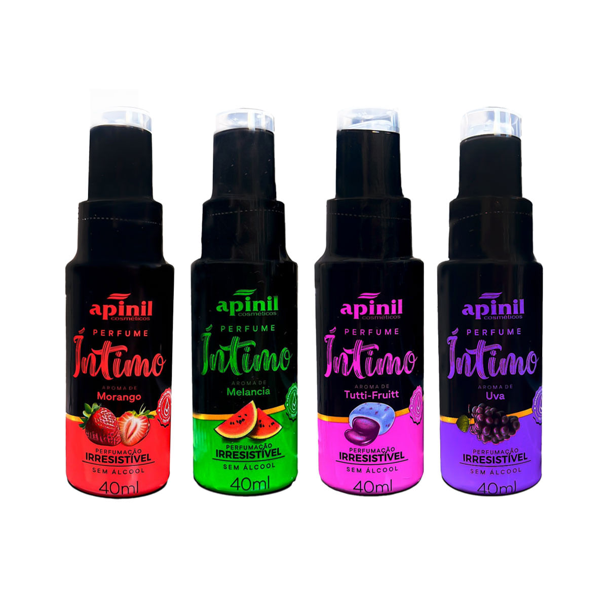 Perfume Íntimo com Fragrâncias Doces 40ml Apinil