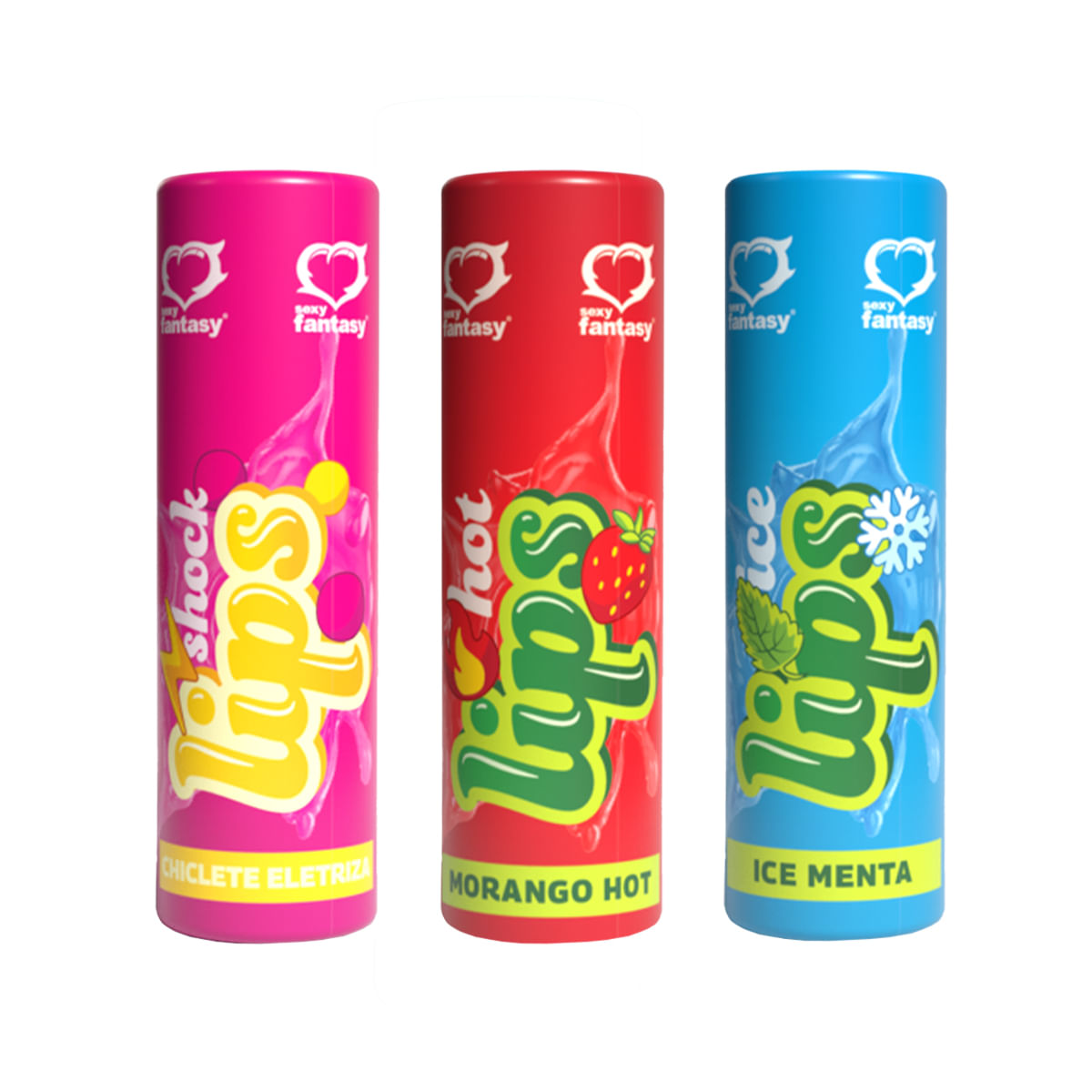 Gloss Shock Lips Chiclete 5ML Sexy Fantasy