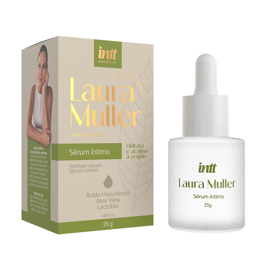 Sérum Íntimo Hidratante com Aloe Vera Linha Laura Muller 23g Intt | Miess